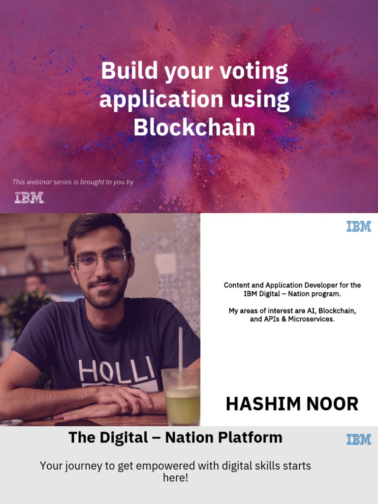Build a Voting App with Blockchain | PDF | Computing | Information ...