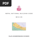 Nepal National Building Code NBC 205 | PDF | Brick | Concrete
