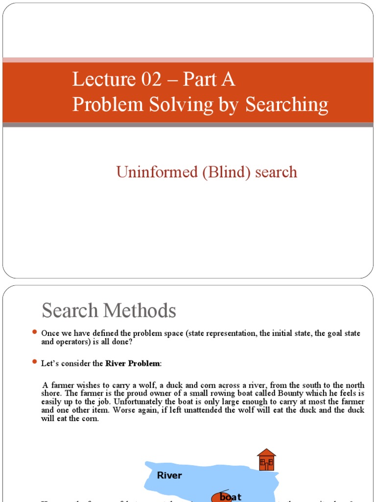 Lecture 02 Part A - Uninformed or Blind Search | PDF | Mathematical Logic | Theoretical Computer ...