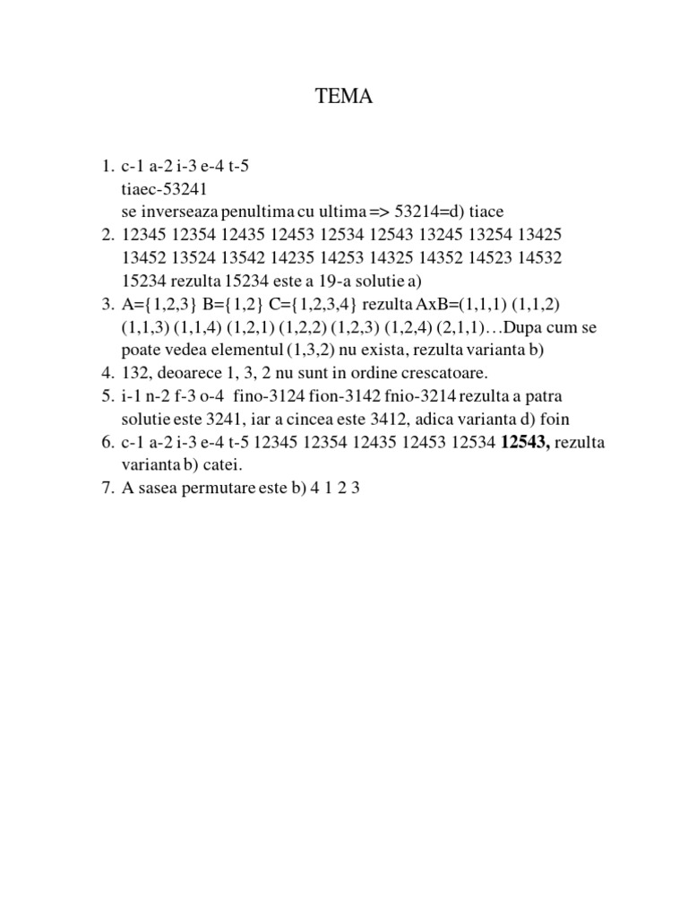 Tema Test Grila Backtracking PDF | PDF