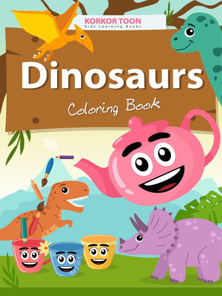 Dinosaurs Coloring Book | PDF
