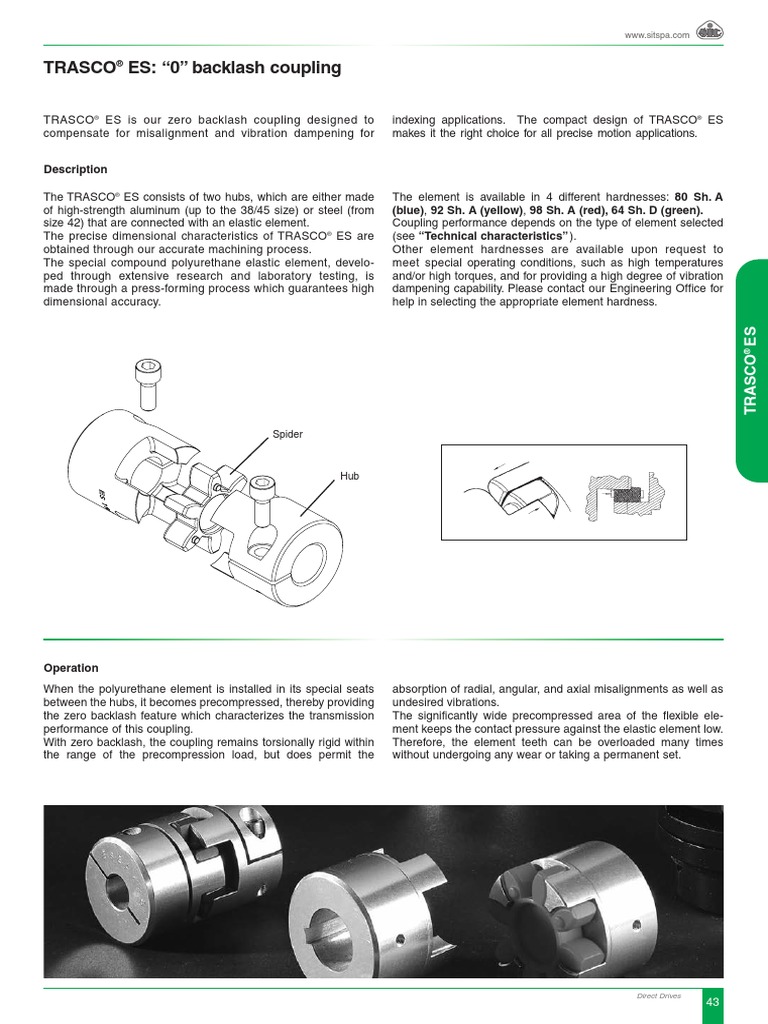 TRASCO ES Couplings PDF | PDF | Classical Mechanics | Mechanics