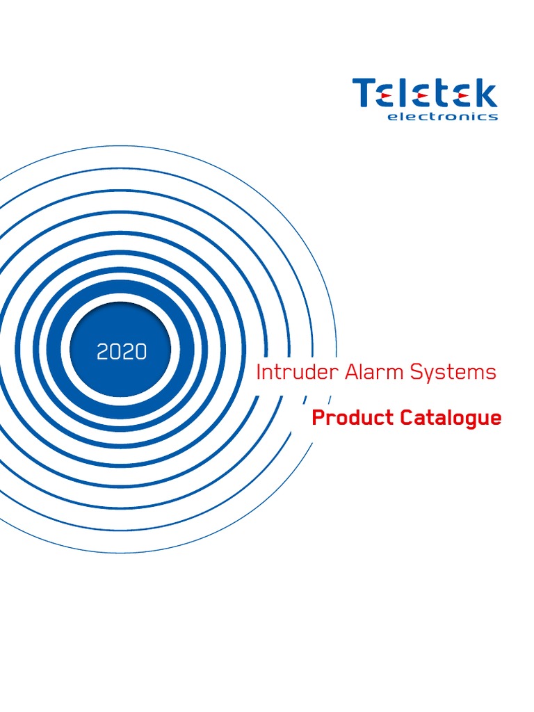 Intruder Alarm Systems: Product Catalogue | PDF | Security Alarm ...