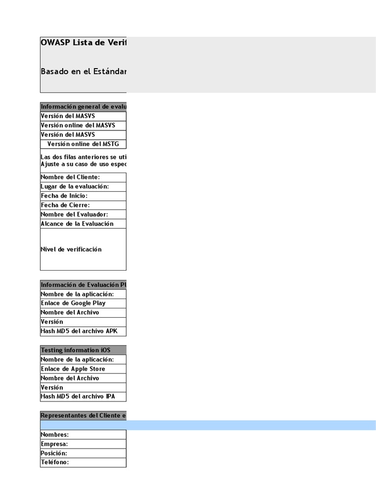 Mobile App Security Checklist-Spanish 1.1 | PDF | Transport Layer ... Mobile App Security Checklist-Spanish 1.1 | PDF | Transport Layer ...