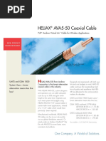 LDF5 50a | PDF | Coaxial Cable | Telecommunications Engineering
