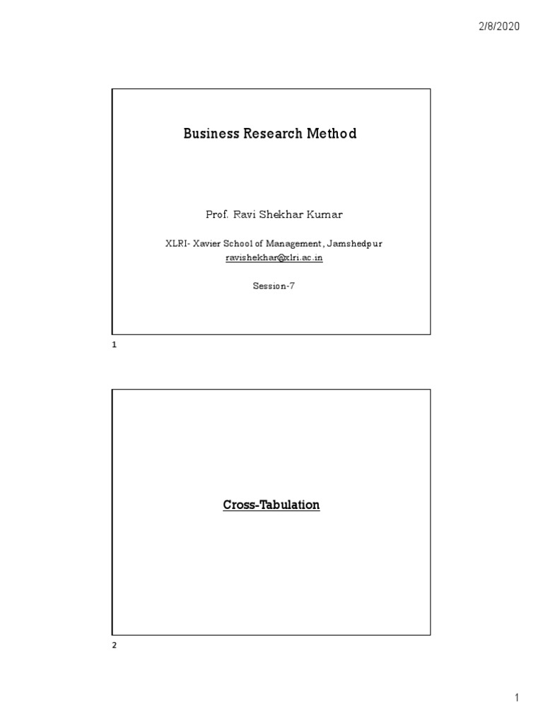 Session-7 BRM PDF | PDF | Chi Squared Test | Student's T Test Session-7 BRM PDF | PDF | Chi Squared Test | Student's T Test