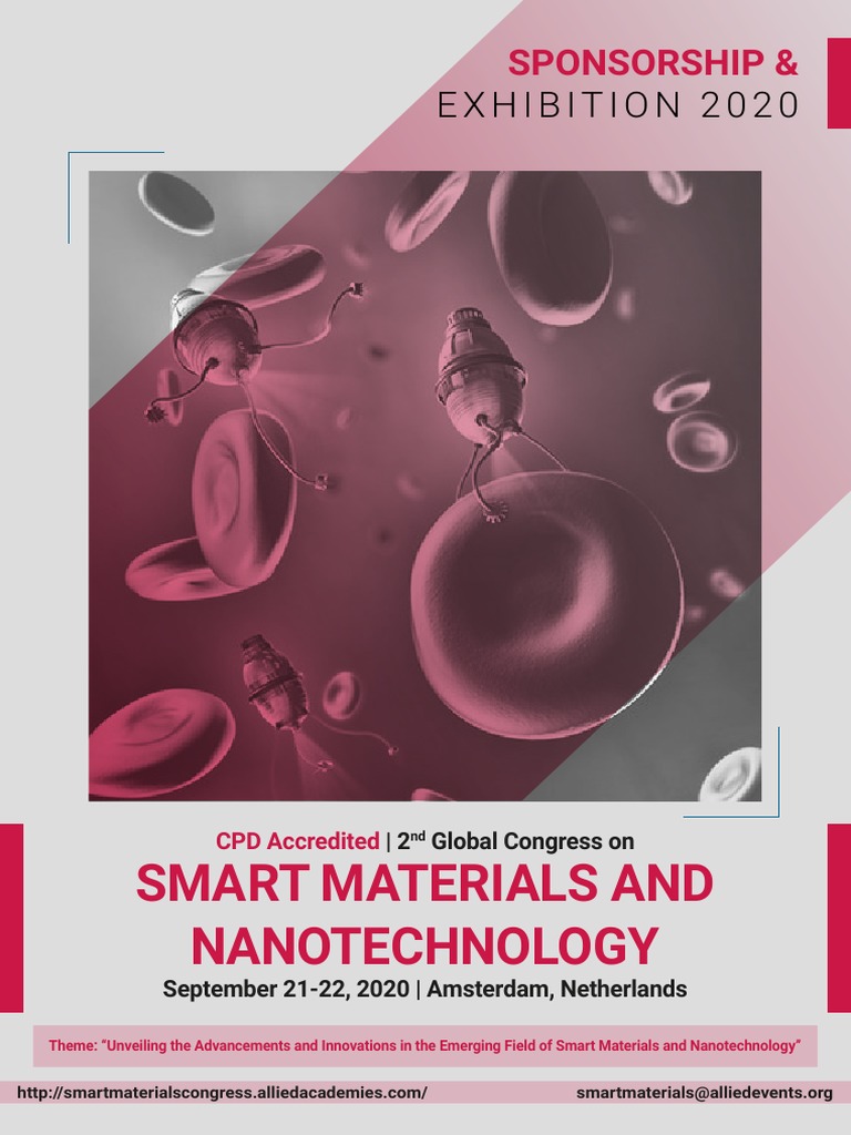 Smart Materials Congress 2020 - Sponsership | PDF | Nanotechnology ...