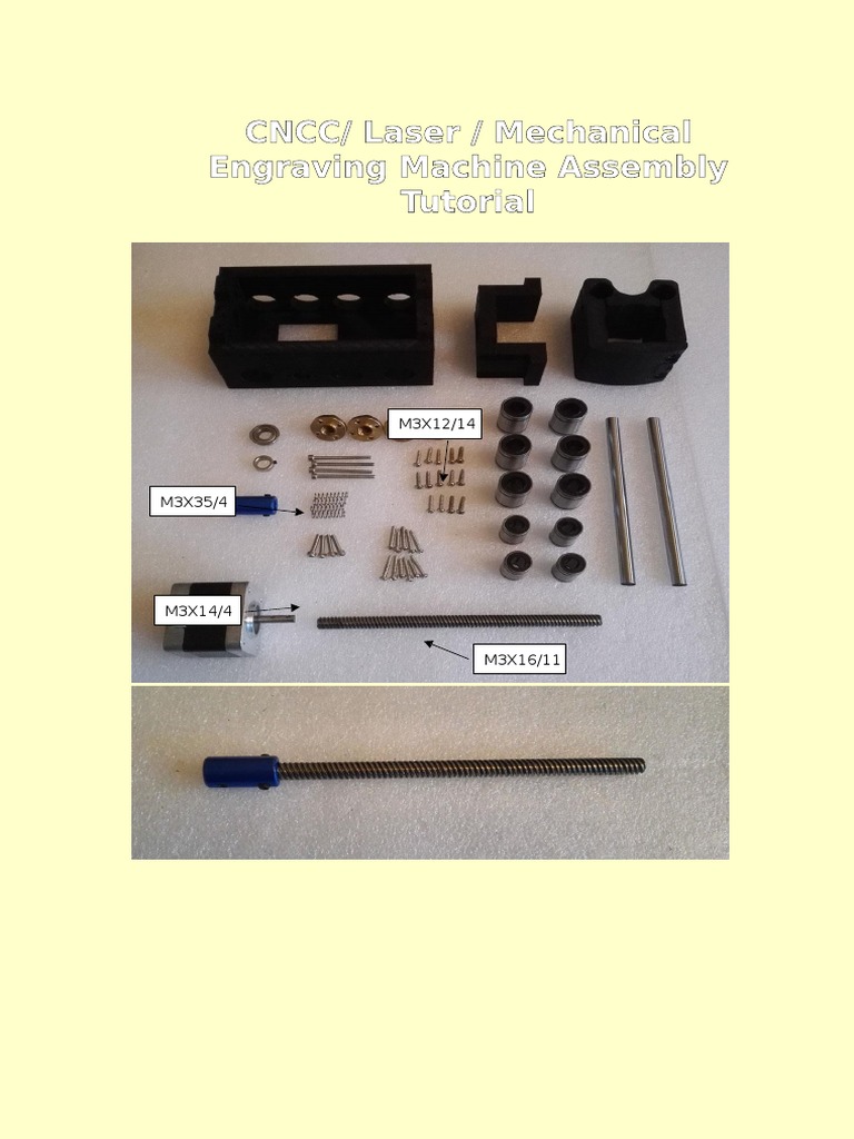 Laser Engraving Machine Assembly Guide | PDF | Nut (Hardware ...