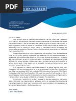 IOM Cover Letter | PDF