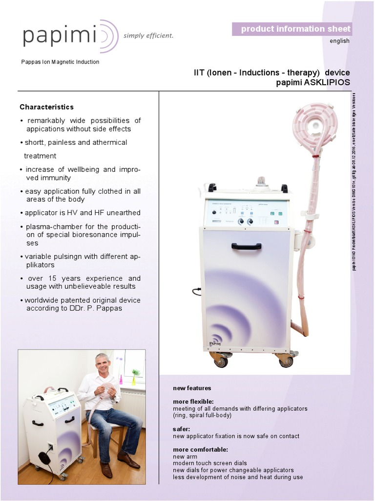 IIT (Ionen - Inductions - Therapy) Device Papimi ASKLIPIOS ...