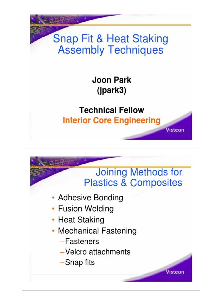 Joining Methods For Plastics | PDF | Adhesive | Epoxy