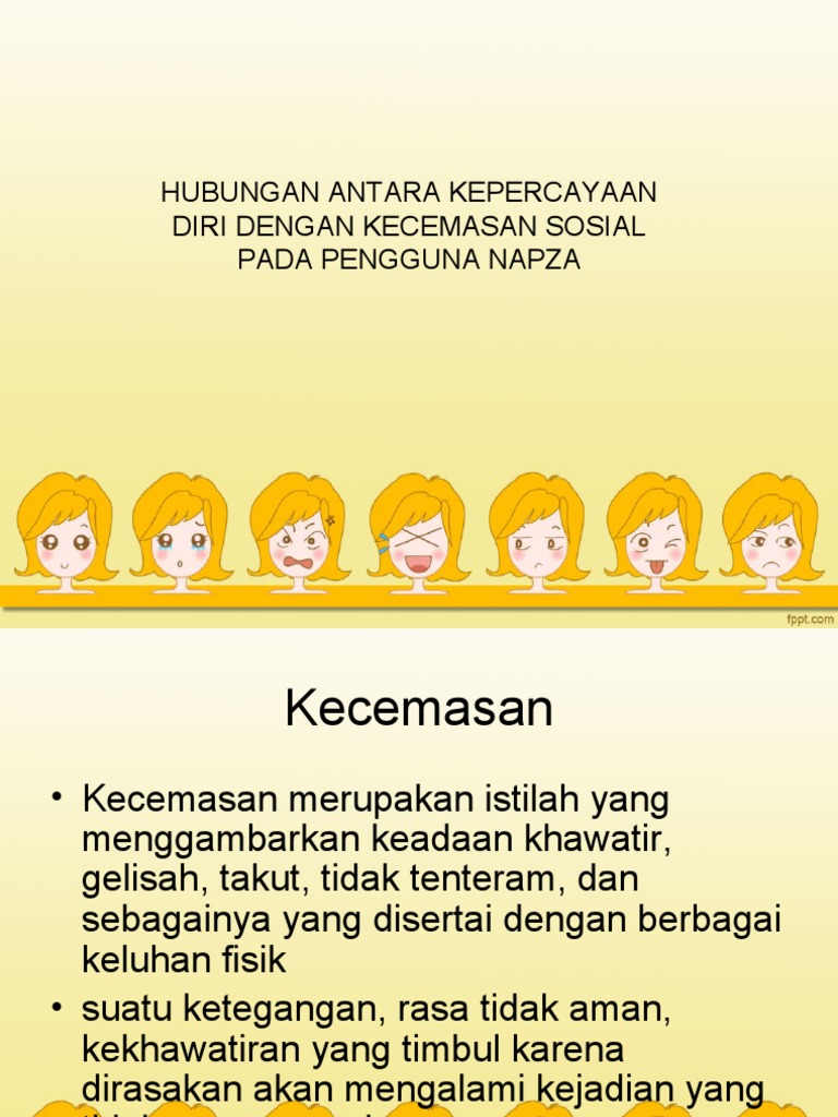 (BARU) Hubungan Kepercayaan Diri Dengan Kecemasan Sosial | PDF | Pengembangan Diri | Sains ...