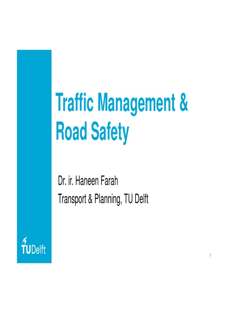 Traffic Management & Road Safety | PDF | Speed Limit | Traffic Collision