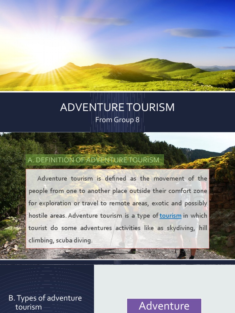 Adventure Tourism: Definitions & Types | PDF | Travel