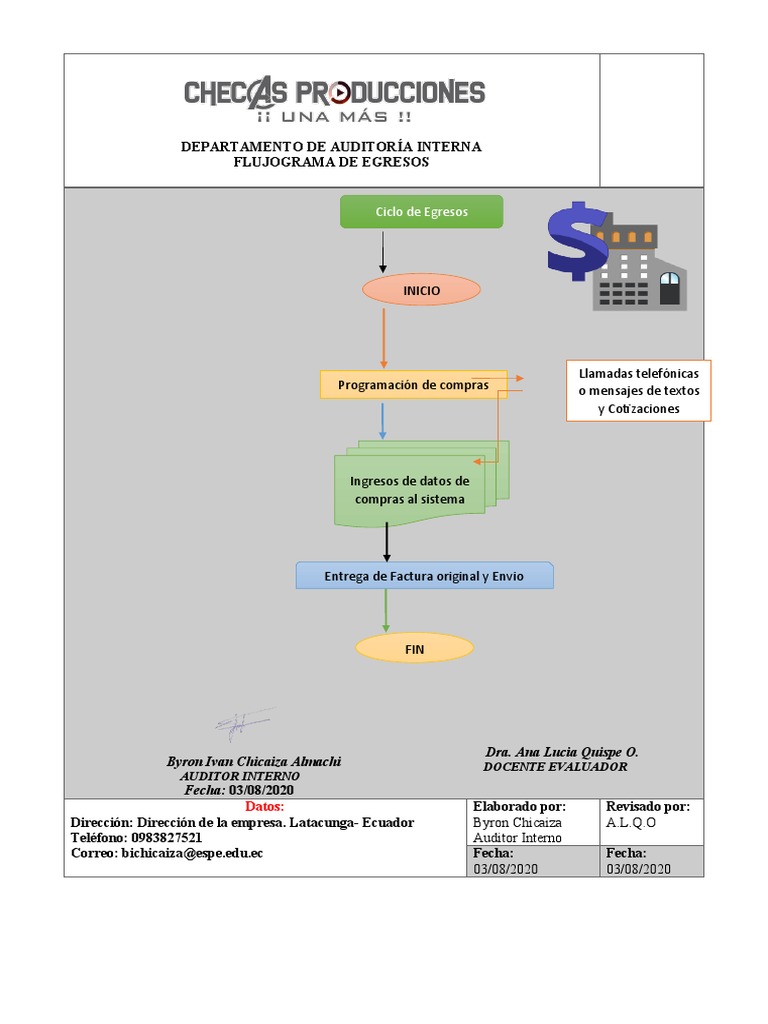 Flujograma de Ciclo de Egresos | PDF