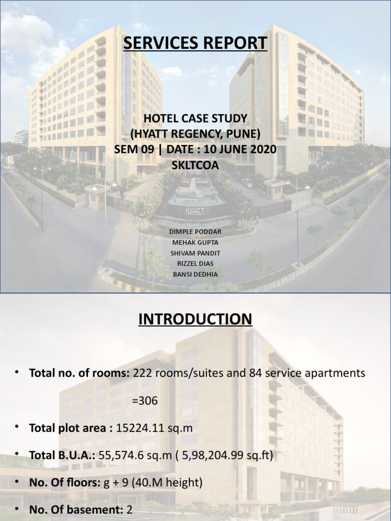 Hyatt Regency Pune Hotel Case Study | PDF