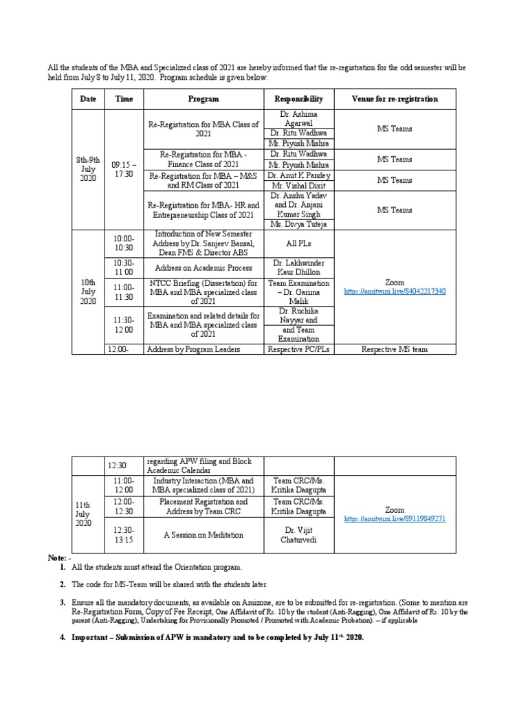 Final Orientation Plan 8TH - 11TH - Zoom | PDF | Business