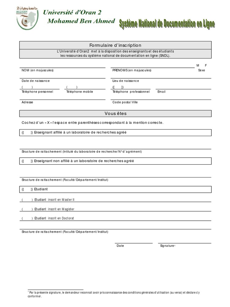 Formulaire SNDL | PDF | Confidentialité | Sécurité des systèmes d'information