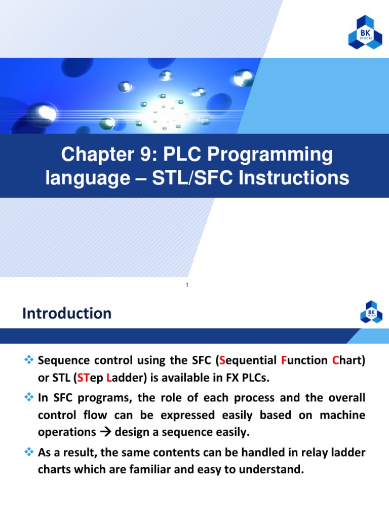 Chapter 9: PLC Programming Language - STL/SFC Instructions | PDF | Programmable Logic Controller ...