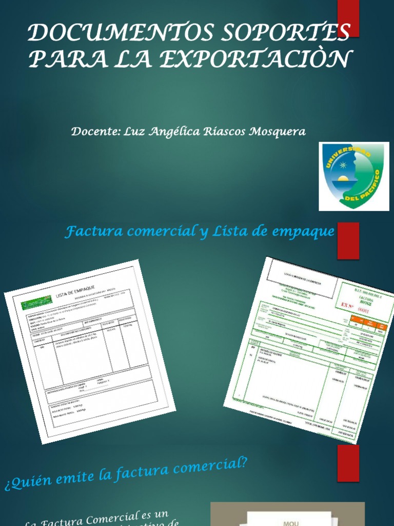 Documentos Soportes para Un Proceso de Exportacion | PDF