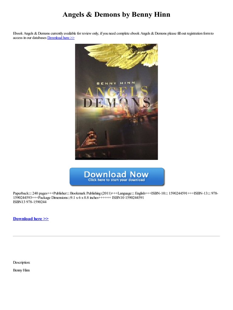 Angels Demons PDF | Download Free PDF | Demons | Jesus