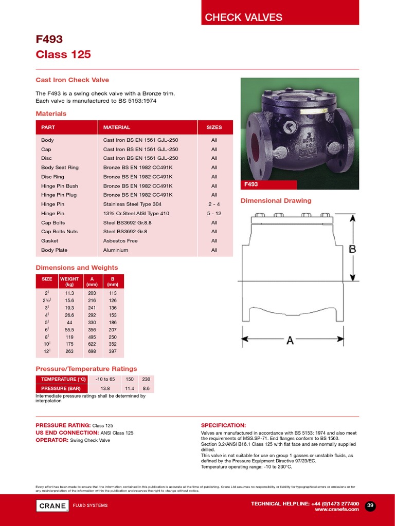 Valvula Check Swing | PDF | Valve | Mechanical Engineering