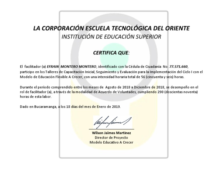 Efrain Montero Montero PDF | PDF | Crecimiento personal y profesional ...