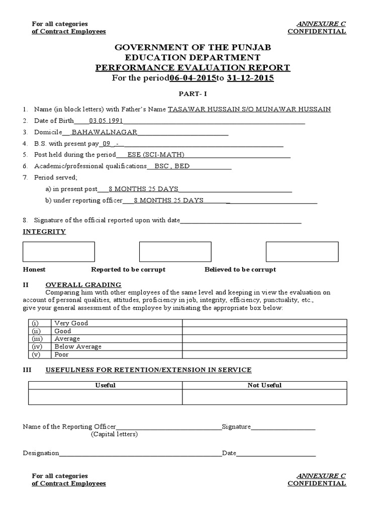 ACR Contract Employee | PDF | Learning | Cognition