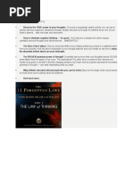 Goal Card - Bob Proctor | PDF | Goal | Thought