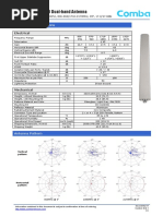 AQU4518R25v18 Antenna Specifications | PDF | Antenna (Radio) | Electronics