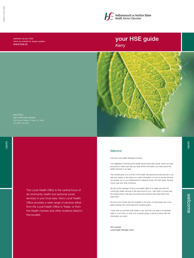 Your HSE Guide: Kerry | PDF | Vaccines | General Practitioner