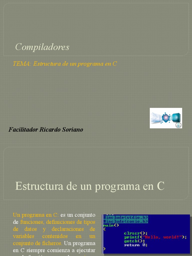 TEMA-2 Estructura de Un Programa en C | PDF | Programa de computadora ...