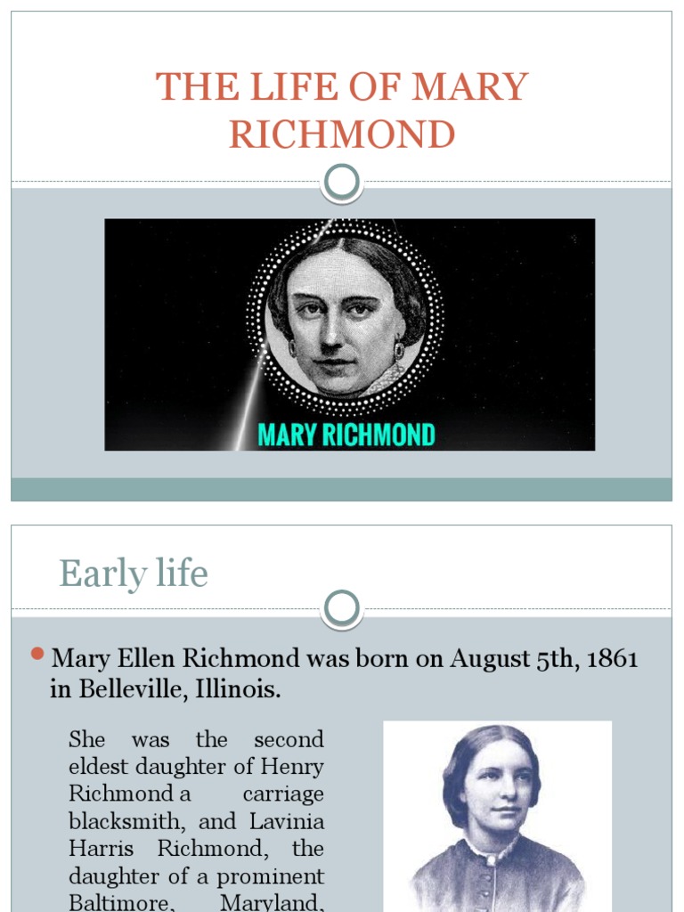 The Life of Mary Richmond | Download Free PDF | Behavioural Sciences ...