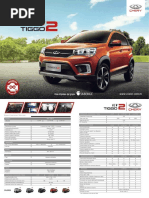 Especificaciones del Chery Tiggo 2 Pro | PDF | Sistema de freno antibloqueo | Airbag