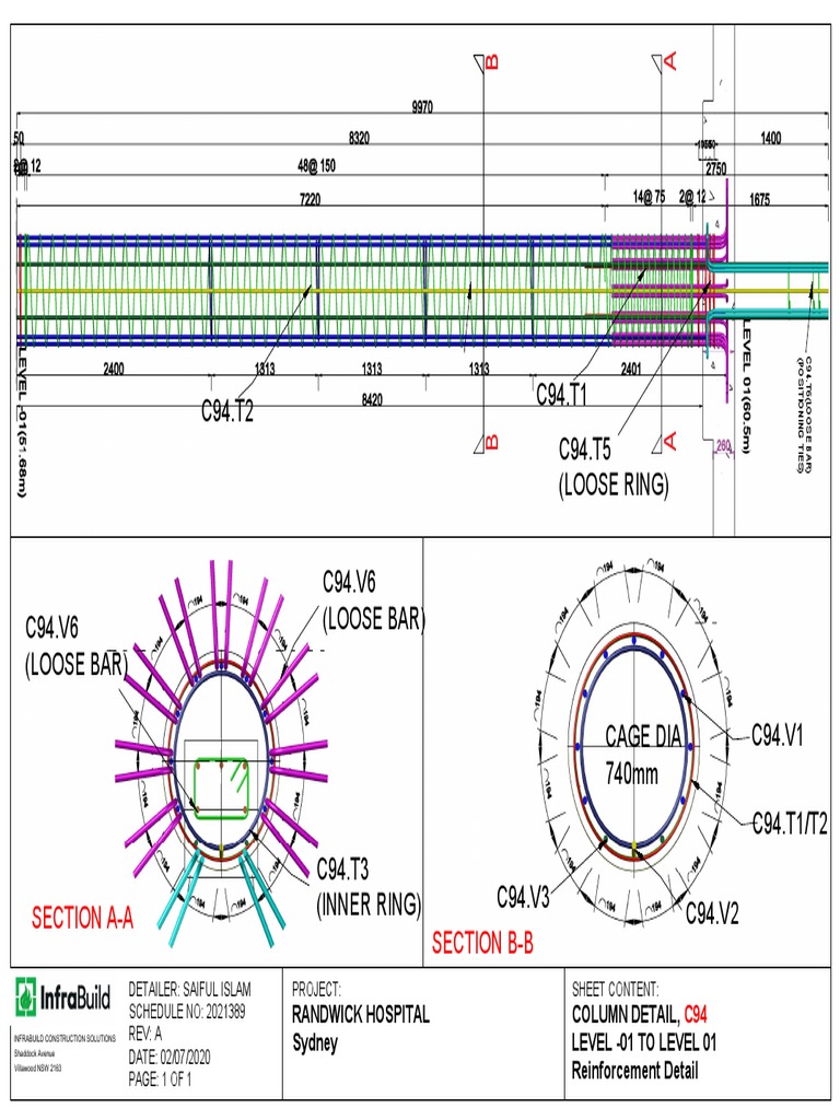 C94.T2 C94.T1 C94.T5 (Loose Ring) : Section A-A Section B-B | PDF ...