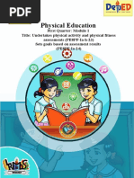 Grade 7 Physical Education Module 1 | PDF | Physical Fitness | Learning