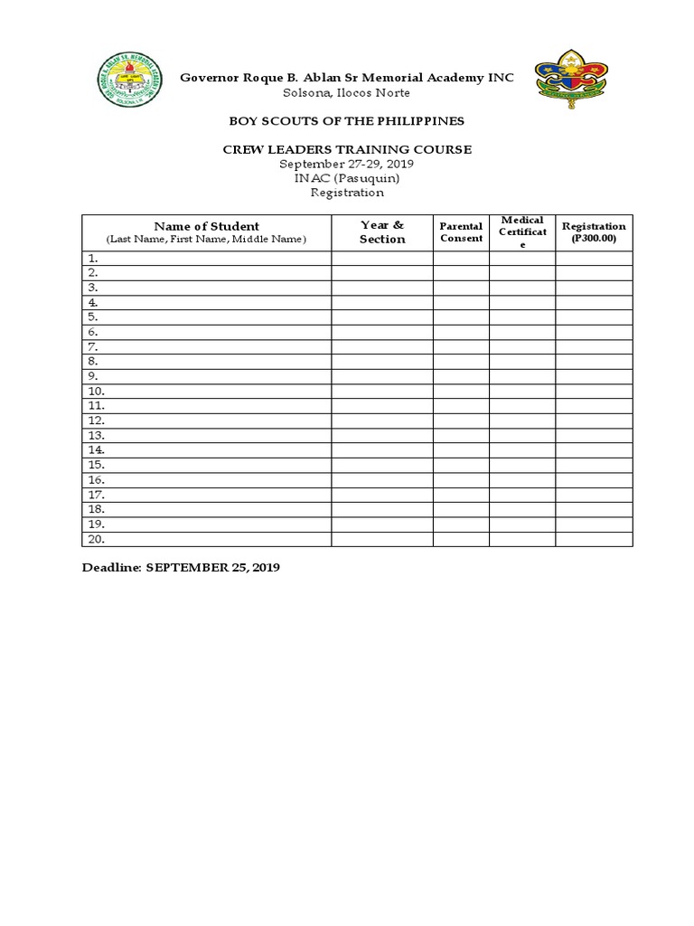 BSP Pre-Registration | PDF