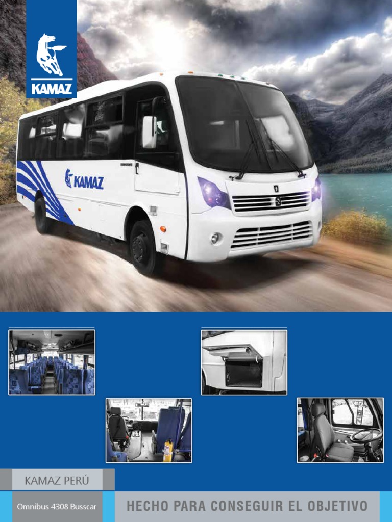 Especificaciones del Omnibus KAMAZ 4308 | PDF | Eje | Transmisión ...