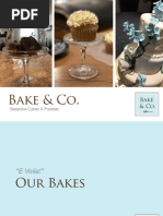 Bakery Pamphlet | PDF | Cakes | Desserts