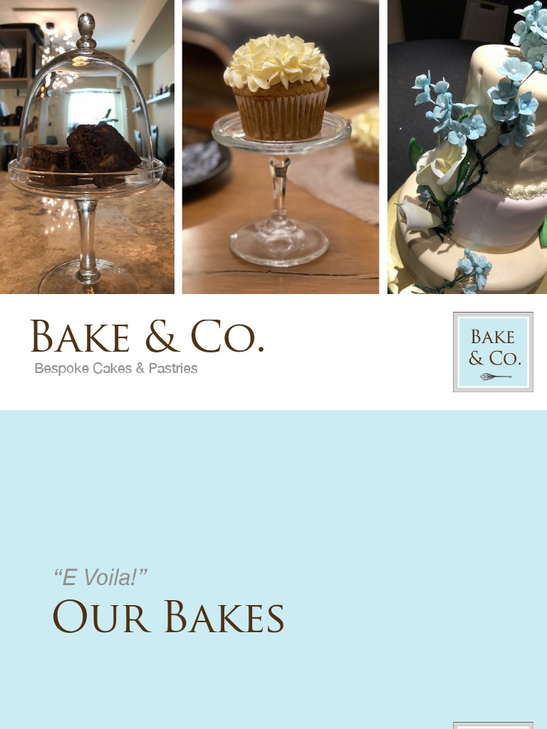 Bake Co Portfolio | PDF | Cakes | Cupcake