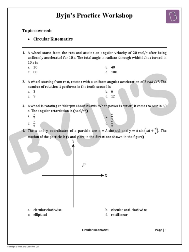 Circular Kinematics 657 | PDF | Acceleration | Speed