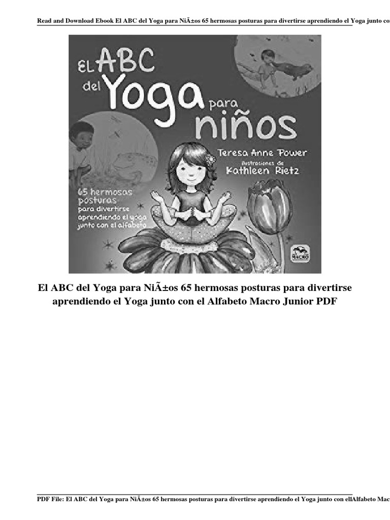El Abc Del Yoga para Nino PDF | PDF