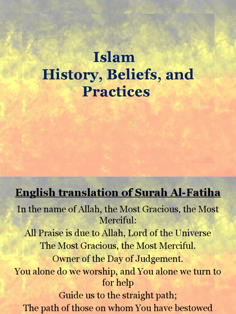 Islam History, Beliefs, and Practices | PDF | Prophets And Messengers ...
