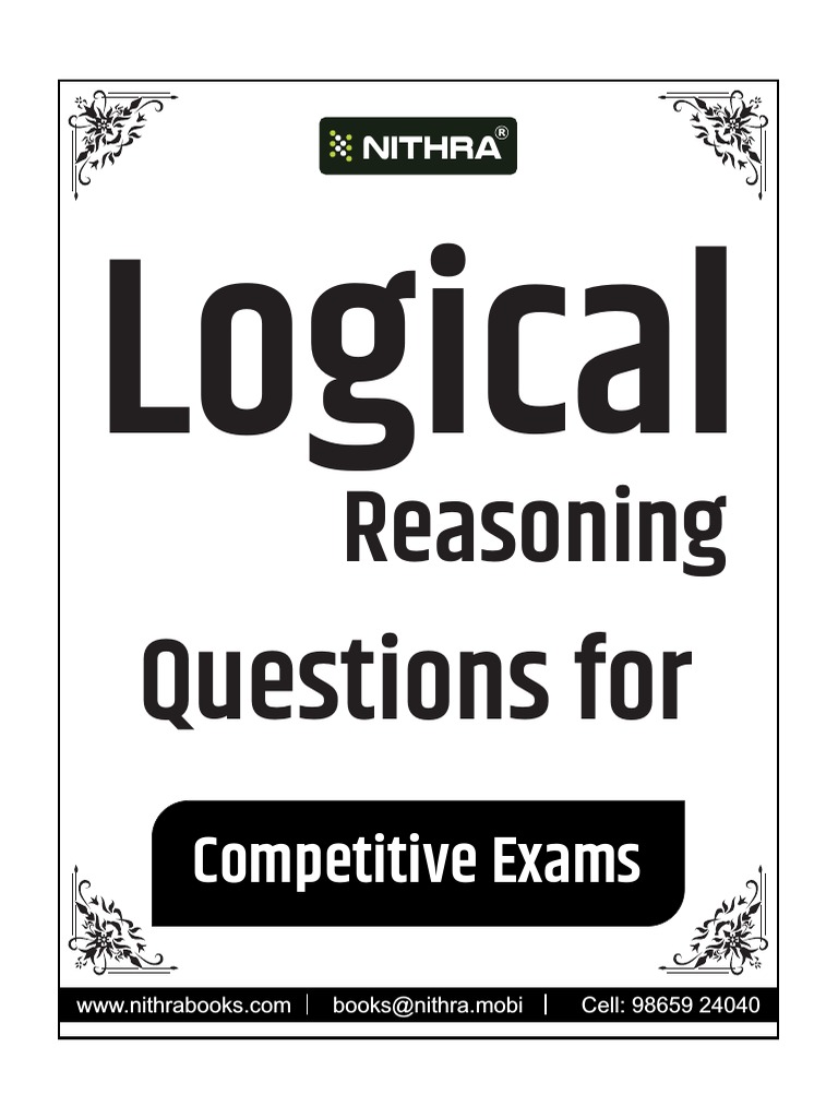 Logical: Questions For | PDF | Argument | Reserve Bank Of India