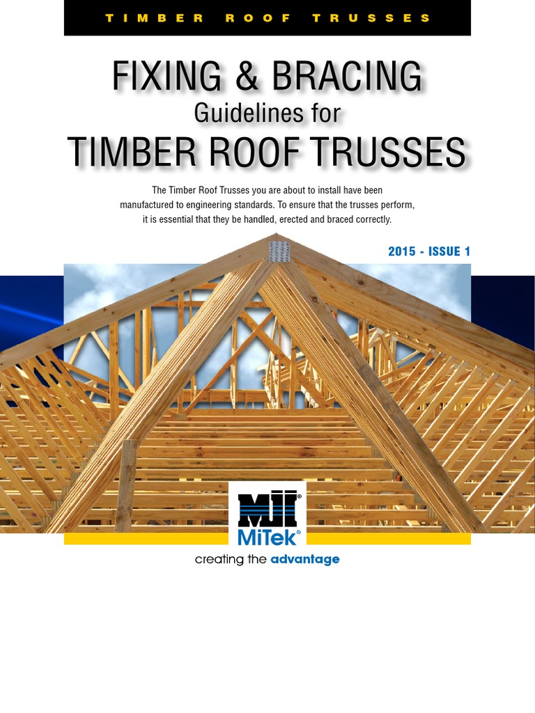 Fixing and Bracing Guidelines For Timber Roof Trusses 2015 - Issue 1 ...