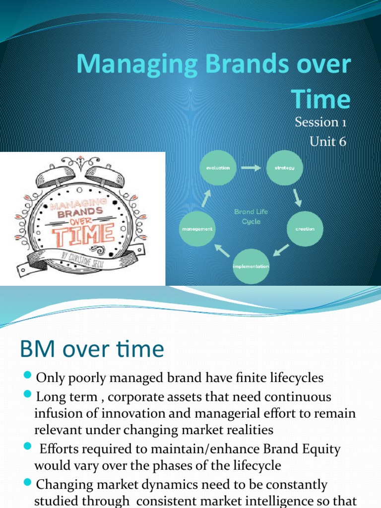 Brand Management Strategies Over Time | PDF