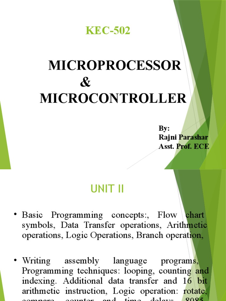 Unit 2 | PDF | Subroutine | Binary Coded Decimal