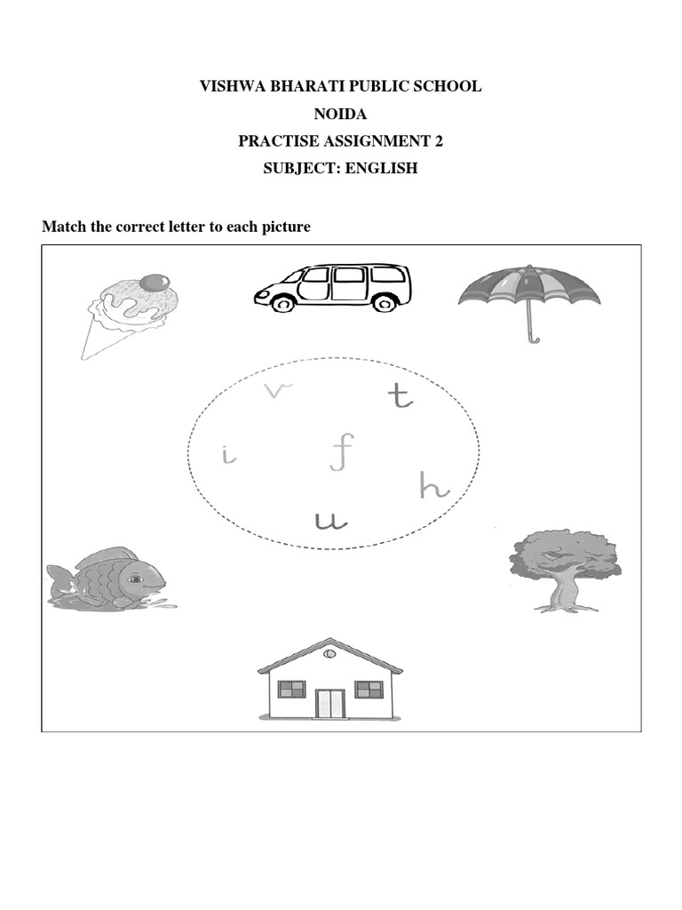 VBPS Noida English Practice Assignment | PDF