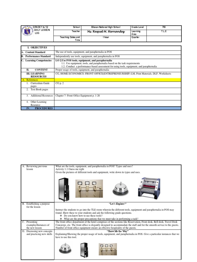 FOS Daily Log 4 PDF | PDF | Concept | Pedagogy