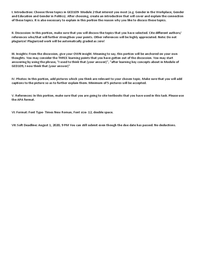 GED109 Module 2 Topic Exploration Guide | PDF | Career & Growth | Self ...